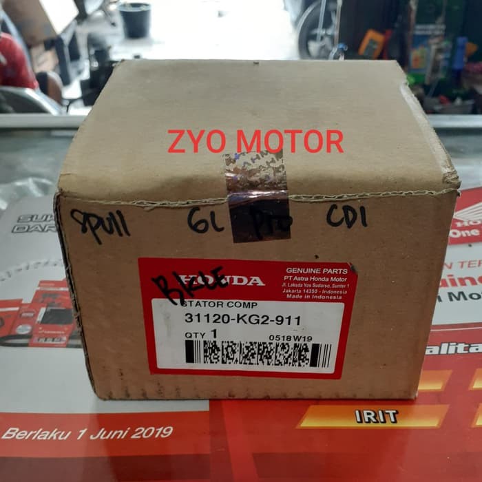 Jual SPUL GL PRO CDI SPULL GL SERIES 31120-KG2-911 ASLI HONDA HGP ...