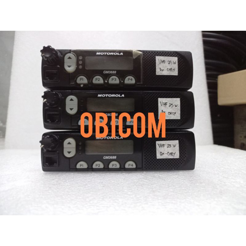 Jual RIG BEKAS MOTOROLA GM-3688 VHF 236-174MHz RX-ONLY | Shopee Indonesia