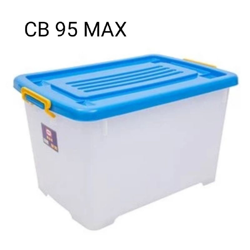Jual SHINPO : CB95 BOX CONTAINER 95 LITER CB 95 MAX / TEMPAT PENYIMPANAN DENGAN RODA | Shopee ...