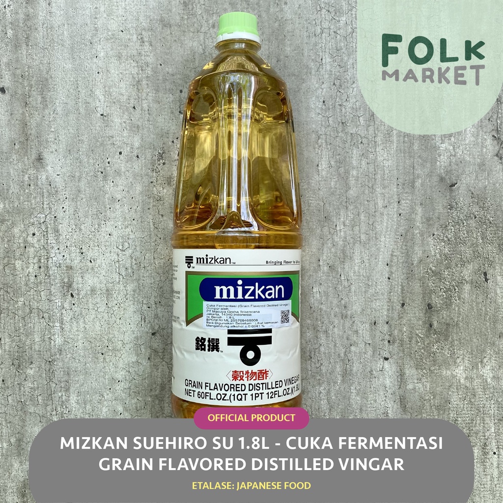 Jual MIZKAN Suehiro Su 1.8L - Cuka Fermentasi / Grain Flavored Vinegar | Shopee Indonesia