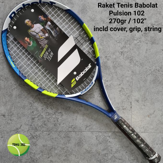 Jual Raket Tenis Babolat Pulsion 102 ( 270gr / 102" ) | Shopee Indonesia