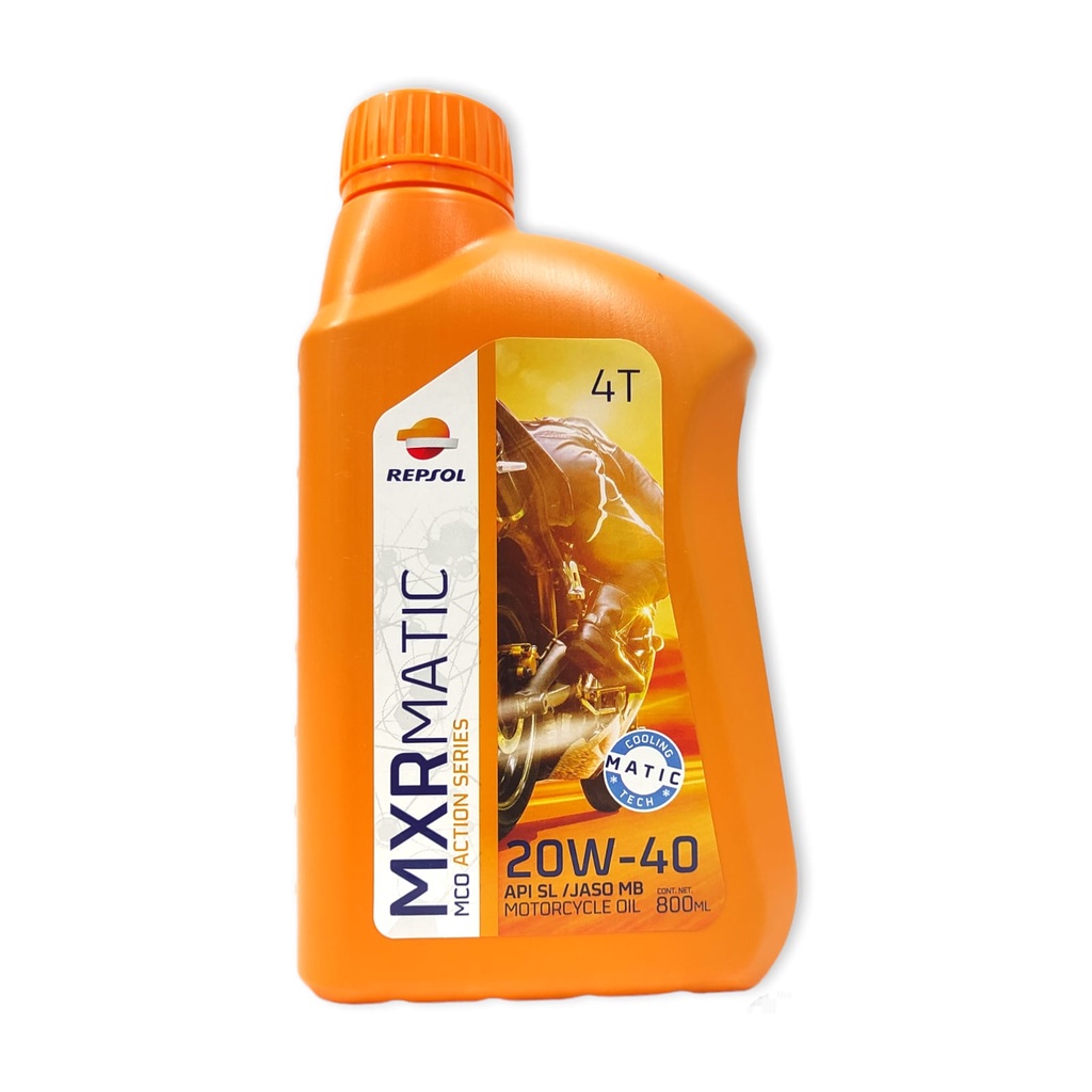 Jual OLI REPSOL MXR MATIC SCOOTER 800 ML 20W40 ORIGINAL REPSOL COOLING ...