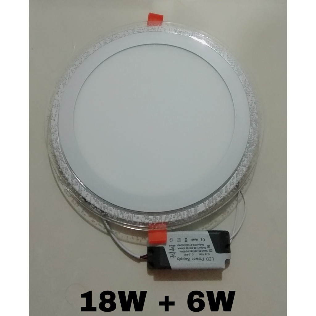 Jual Lampu LED Panel Light 18watt + 6watt | Shopee Indonesia