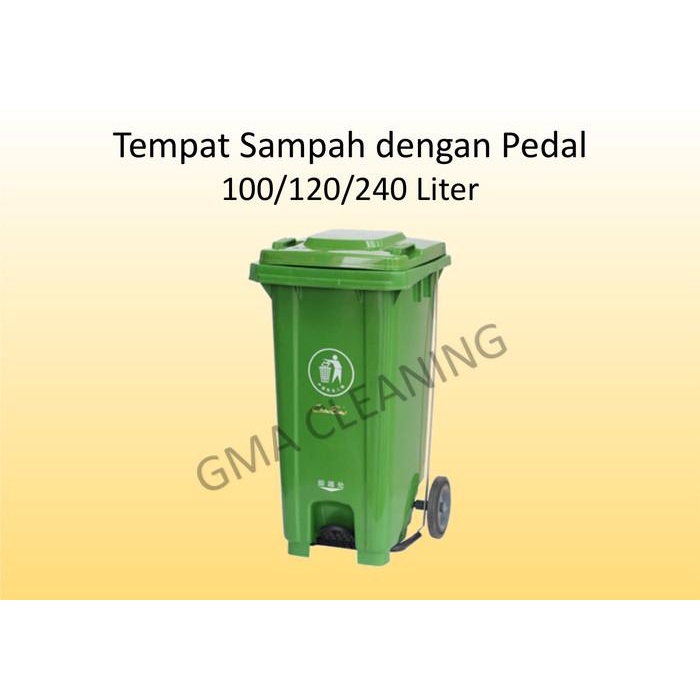 Jual Tempat Sampah Kleen Dengan Pedal 100/120/240 Liter | Shopee Indonesia