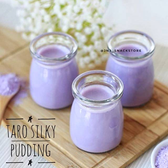 Jual TARO SILKY PUDDING POWDER / BUBUK PREMIX PUDDING TARO 100g ...