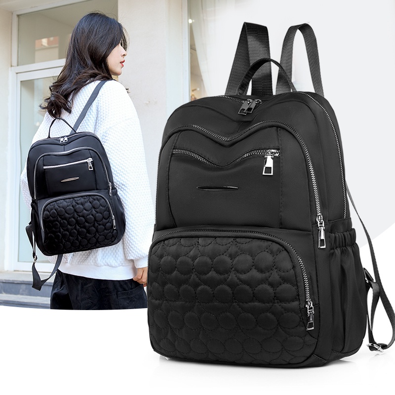 Jual 14 15 inch Laptop bag Besar tas Ransel Wanita large backpack ...