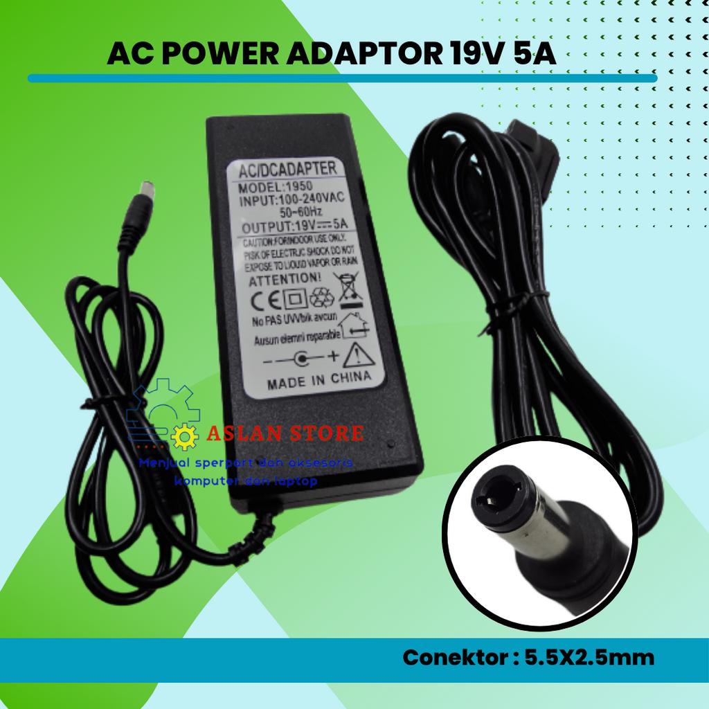 Jual AC POWER ADAPTOR 19V 5A SWITCHING ADAPTOR 19 VOLT 5 AMPER | Shopee Indonesia