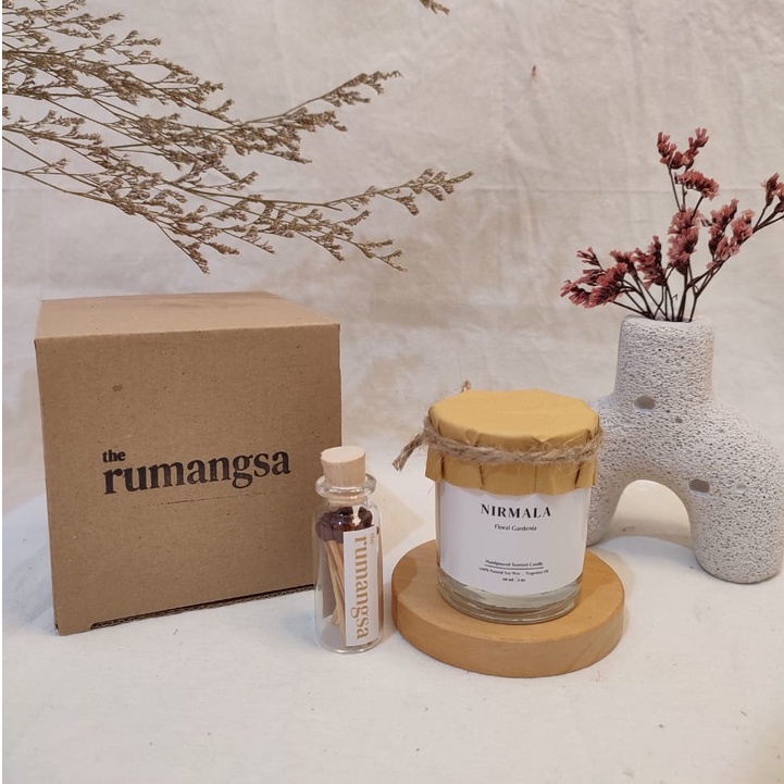 Jual THE RUMANGSA Paket Soy Scented Candle Lilin Aromaterapi - Souvenir ...