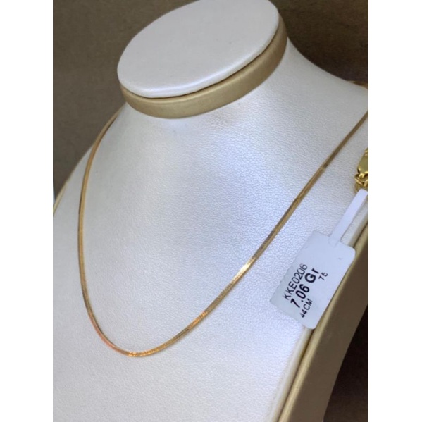 Jual KALUNG EMAS HWT KASANDRA 750 KKE0206 | Shopee Indonesia