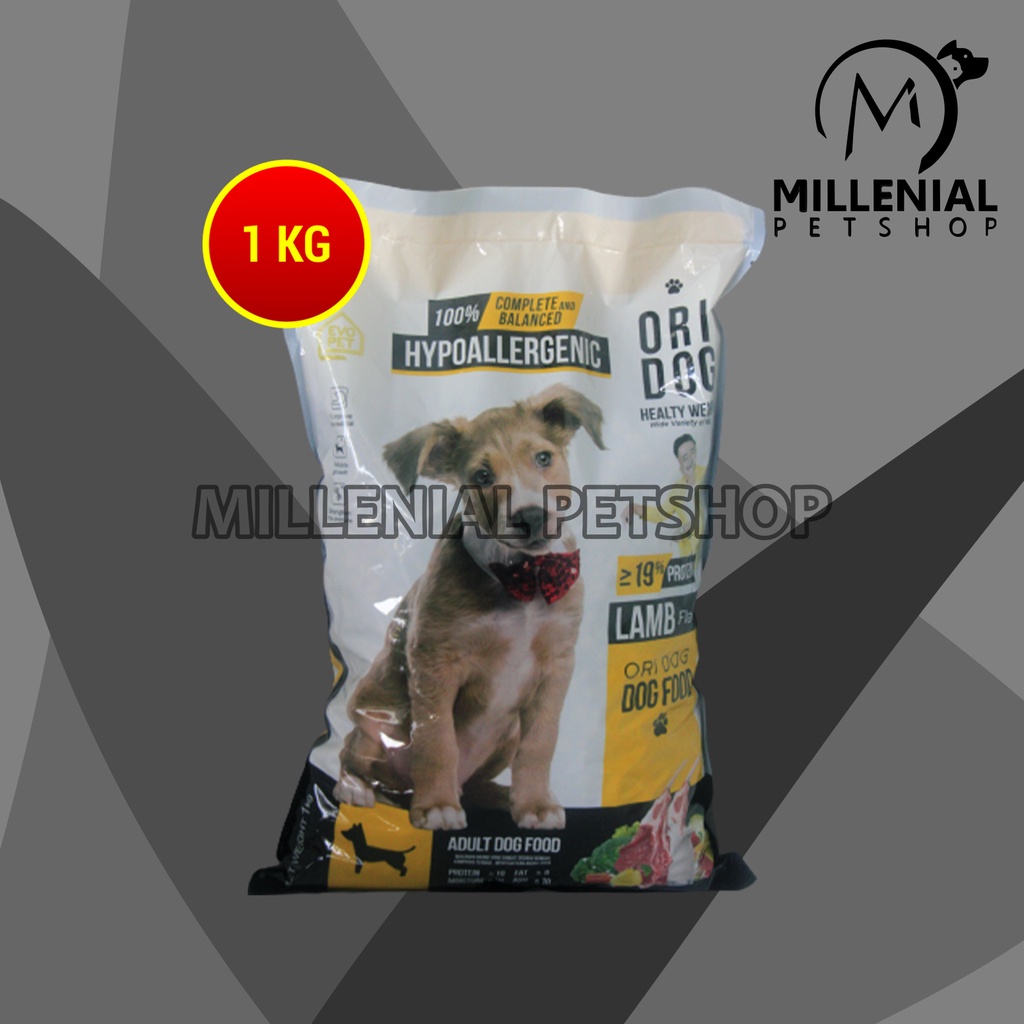 Jual Makanan Kering Anjing Dewasa Ori Dog Food Lamb Domba Adult Repack ...