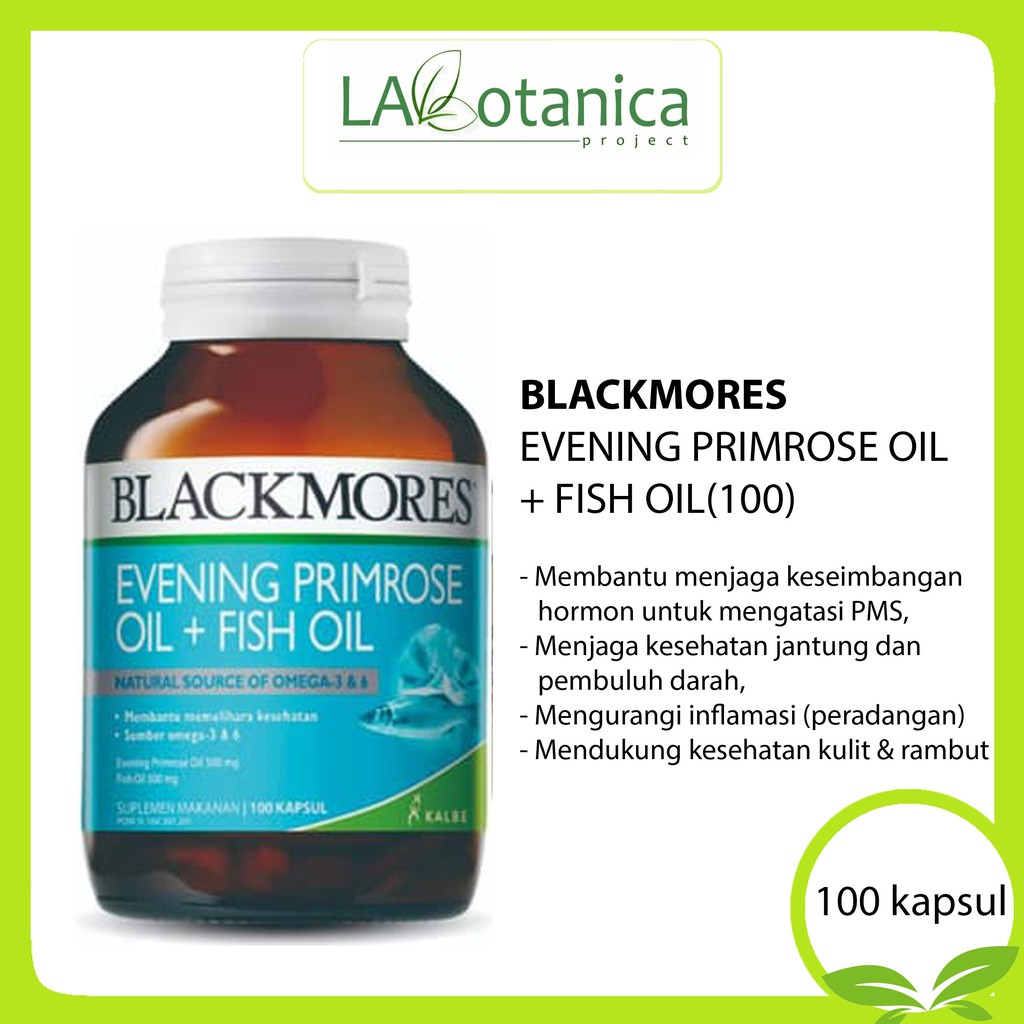 Jual Blackmores Evening Primrose Oil + Fish Oil (100) | Shopee Indonesia