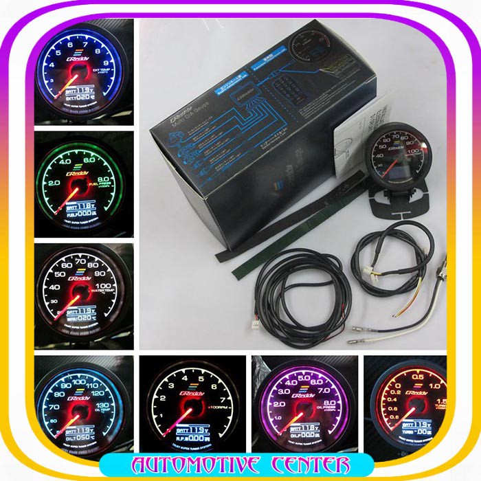 Jual INDIKATOR MOBIL TACHOMETER TACO RPM DEFI CAR Volt INDICATOR OIL ...