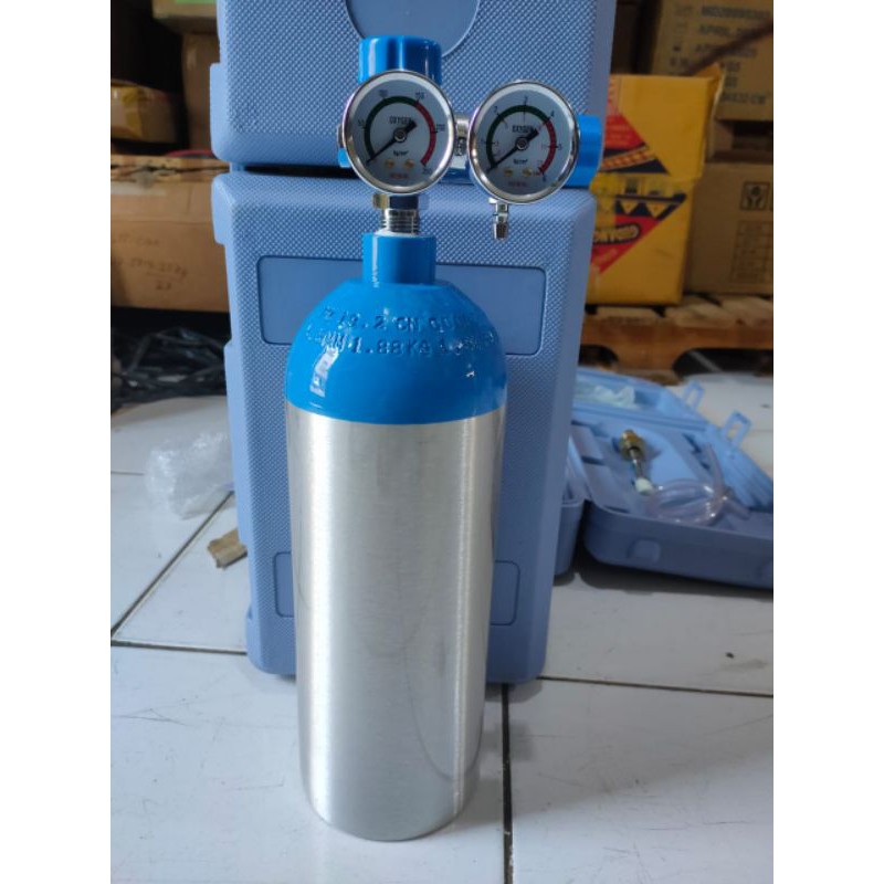 Jual Tabung Oksigen Portable Aluminium 3,6liter | Shopee Indonesia