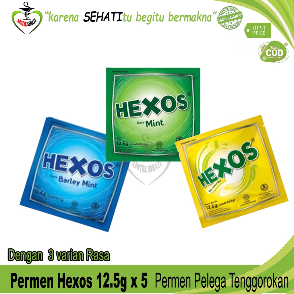 Jual Konimex Permen Hexos Permen Pelega Tenggorokan 5s Lemon Barley ...