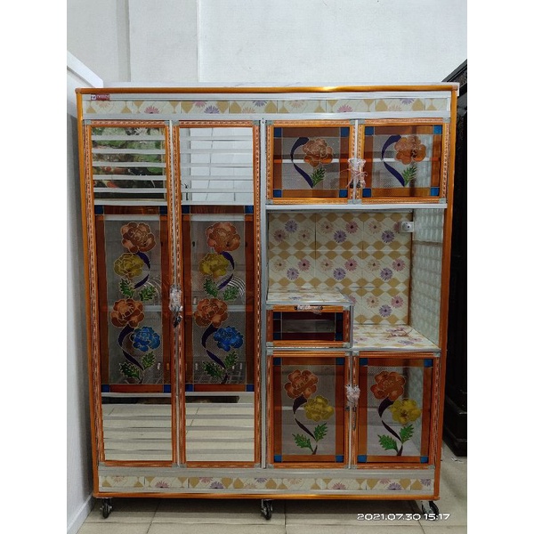 Jual Rak Piring Tempahan 4 Pintu Keramik Super Jumbo | Shopee Indonesia