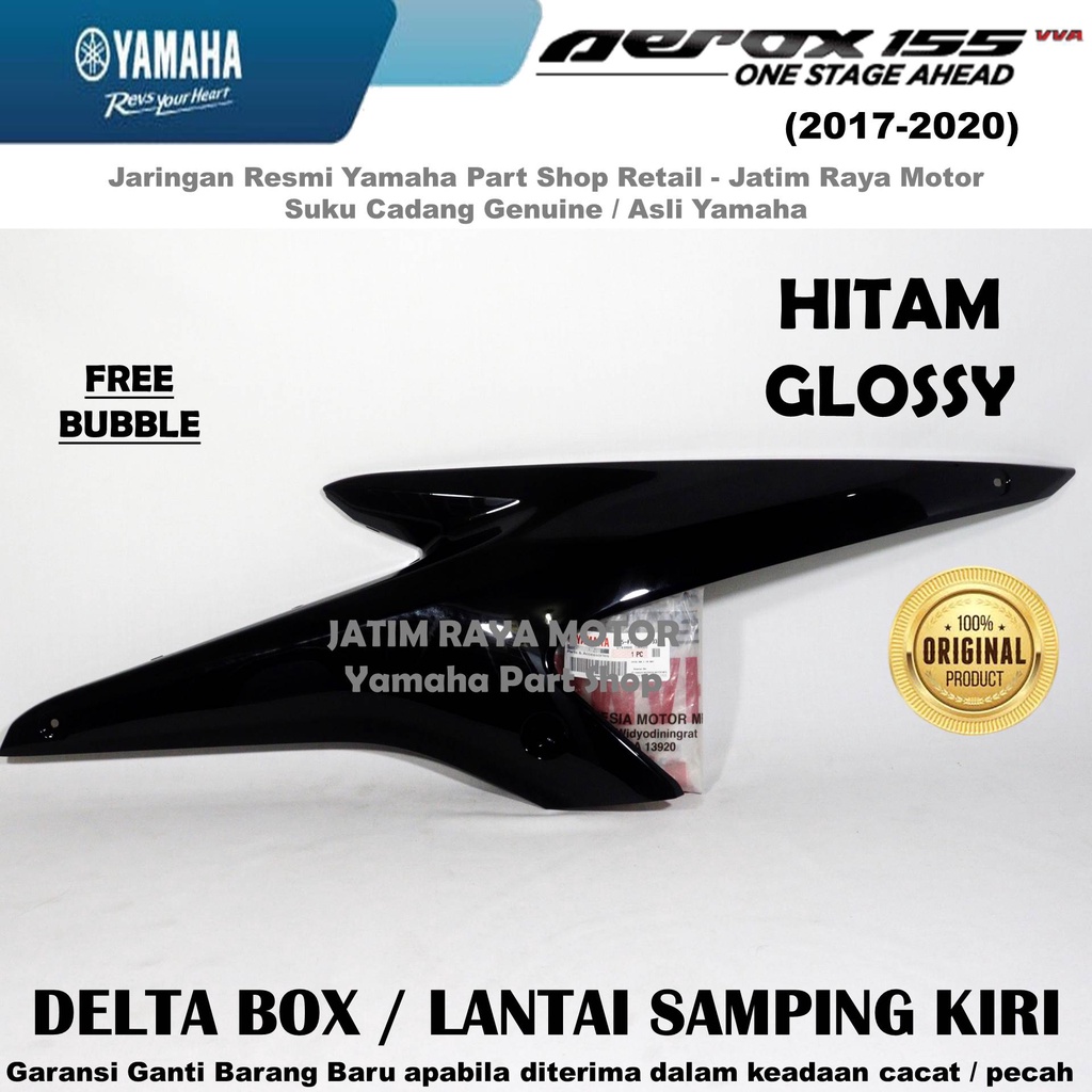 Jual Lantai Samping Cover Side Delta Box Aerox 155 2017-2020 Hitam ...