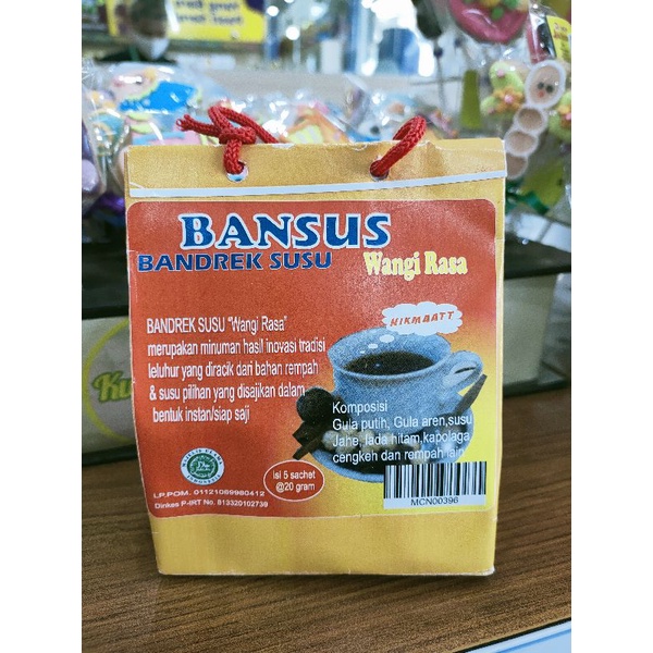 Jual Bansus Bandrek Susu Wangi Rasa 5 Sachet @20gr | Shopee Indonesia