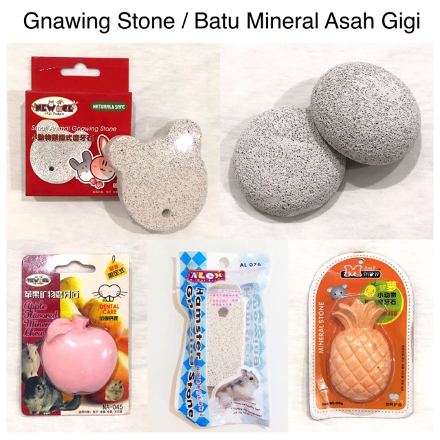 Jual GNAWING STONE HAMSTER BATU MINERAL ASAH GIGI HAMSTER CHINCILA ...