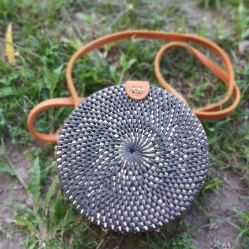 Jual tas sumpe hitam 15 cm ( tali fix / gesper ) | Shopee Indonesia