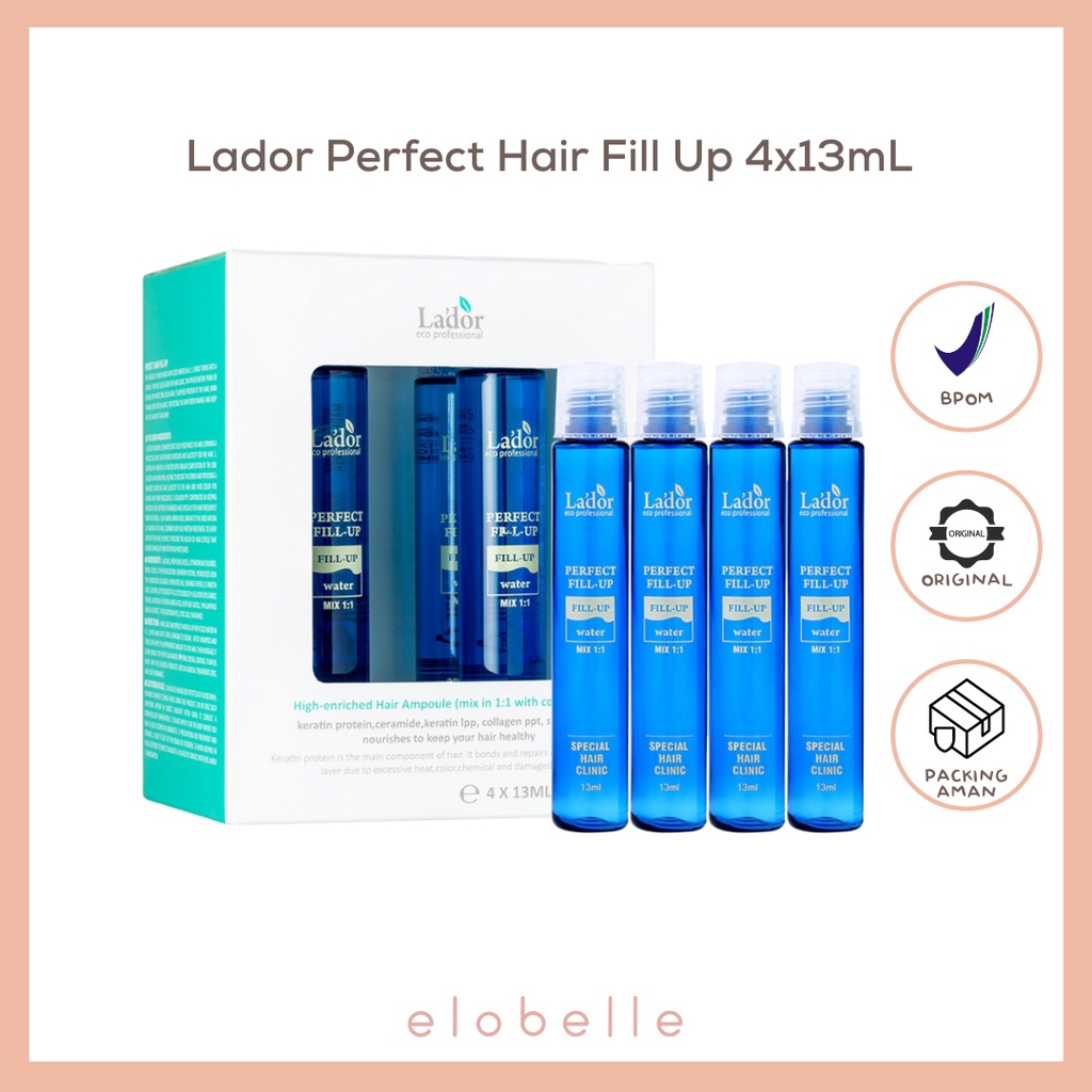 Jual Lador Perfect Hair Fill Up 4x13mL (Lador Hair Mask) / Perfect Hair ...