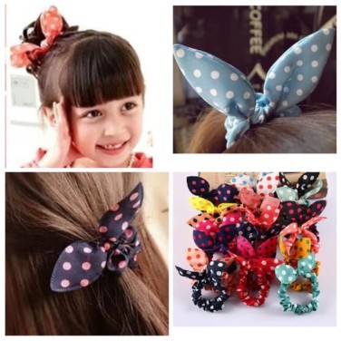 Jual COD Kunciran Rambut Chibi / Ikat Rambut Chibi / Kuncir Rambut ...