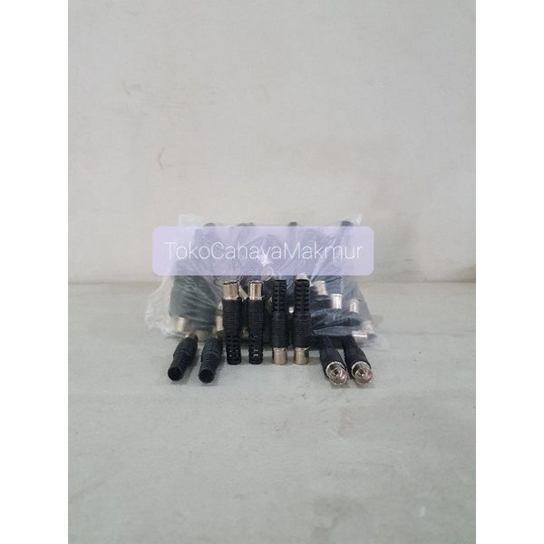 Jual Jek TV/Jack Antena TV Pvc Jantan/Jack TV Pvc Male Original ...