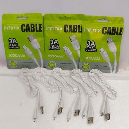 Jual Kabel Data INFINIX brand Micro USB DAN TYPE C3A Fast Charging ...