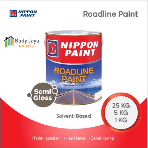 Jual CAT MARKA JALAN ROADLINE PAINT 5 KG WARNA MERAH | Shopee Indonesia