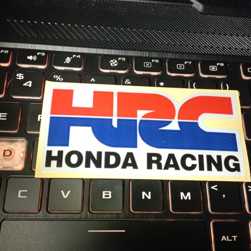 Jual sticker cutting printing HRC honda racing team stiker honda ...