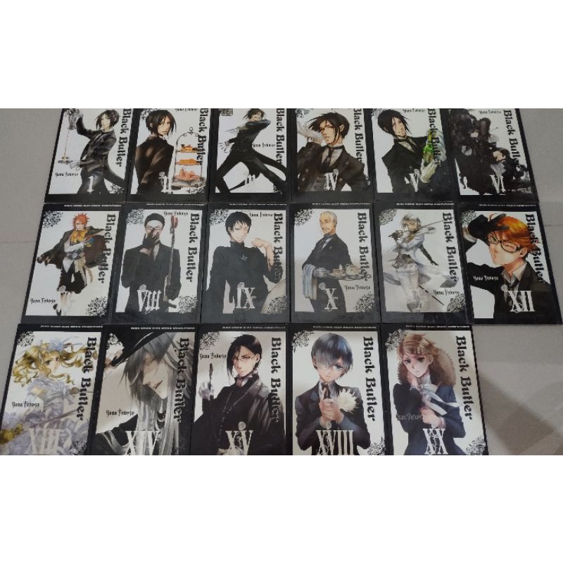 Jual Komik Black Butler Volume 1-20 (BACA DESKRIPSI) | Shopee Indonesia