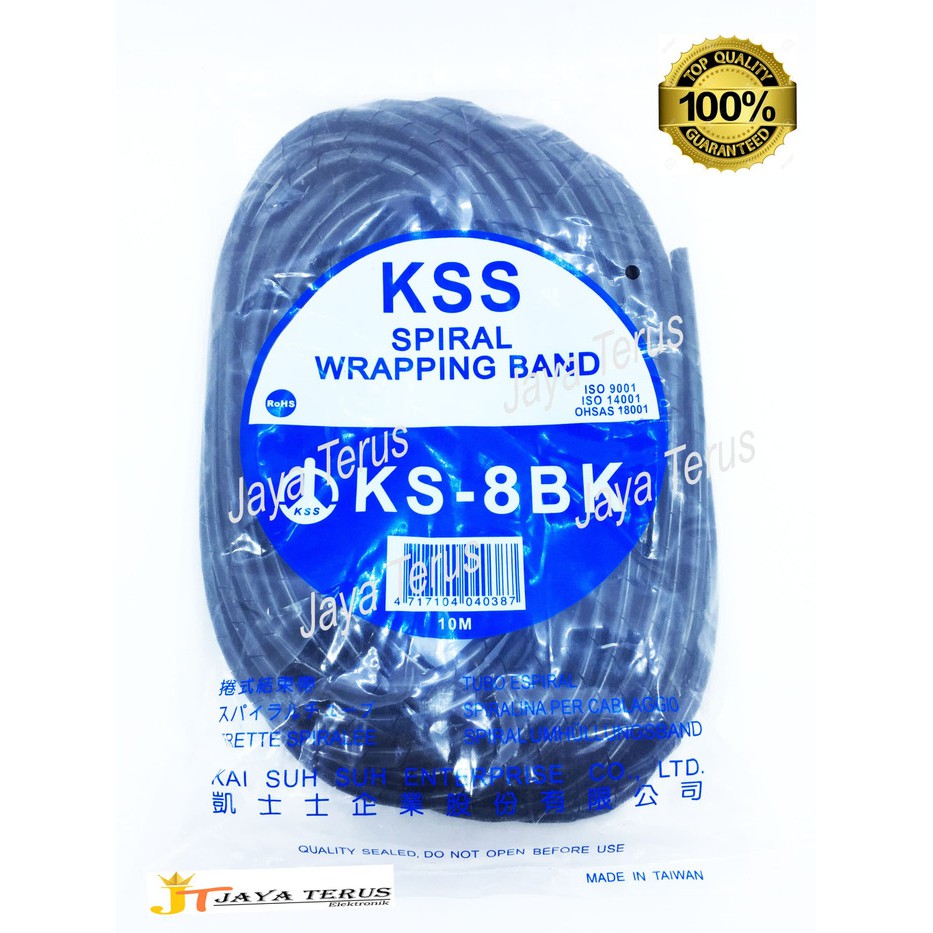 Jual Kabel Spiral Wrapping KSS KS-8 Hitam | Shopee Indonesia