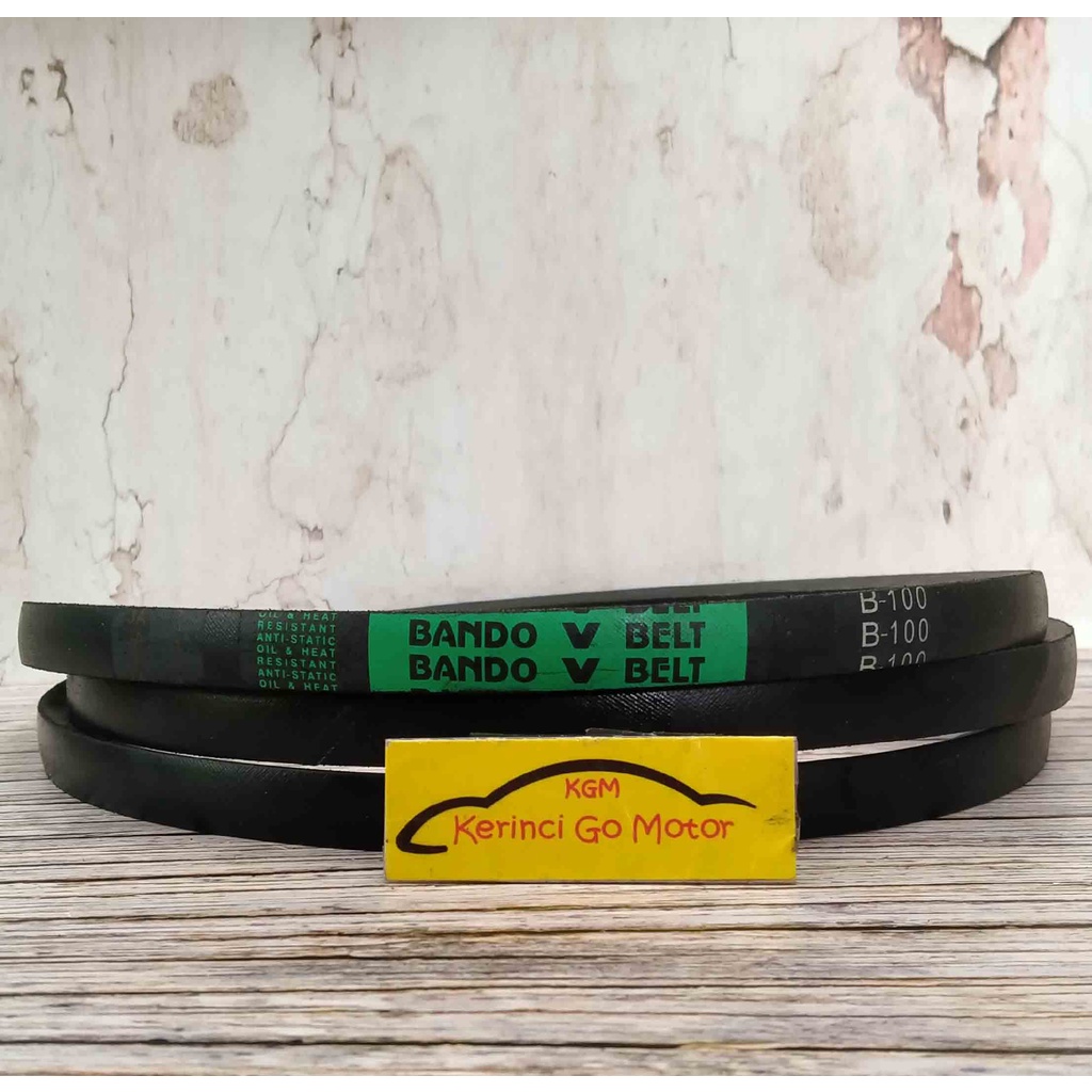 Jual Bando Van Belt B-100 V Belt Tali Kipas B100 Fan Belt Vanbelt Polos | Shopee Indonesia