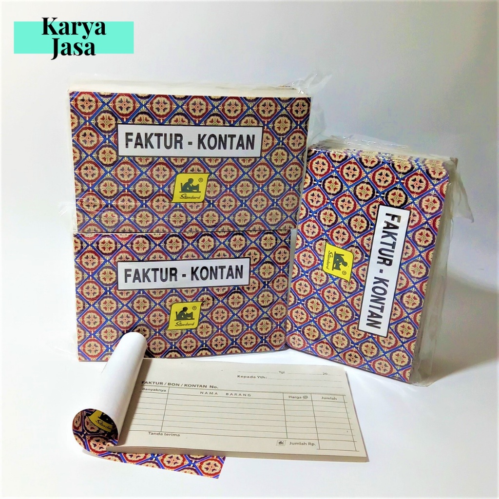 Jual Standard Faktur Bon 1 Ply | Faktur Bon Rangkap 1 | Grosir ATK ...