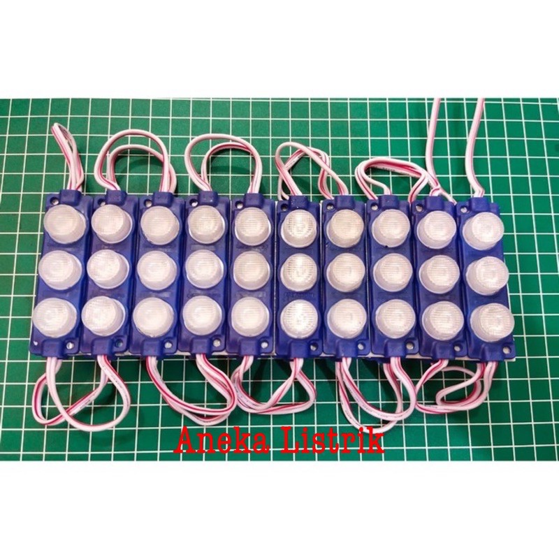 Jual LAMPU LED MODUL 3MATA SMD DC 12VOLT DAN 24VOLT WATERPROOF 3 MATA 12V 24V 12 V VOLT VARIASI ...