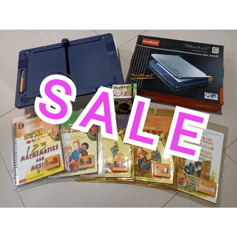 Jual Mainan Anak Readboy Talking Book Learning Pad + Bonus Adaptor | Shopee Indonesia