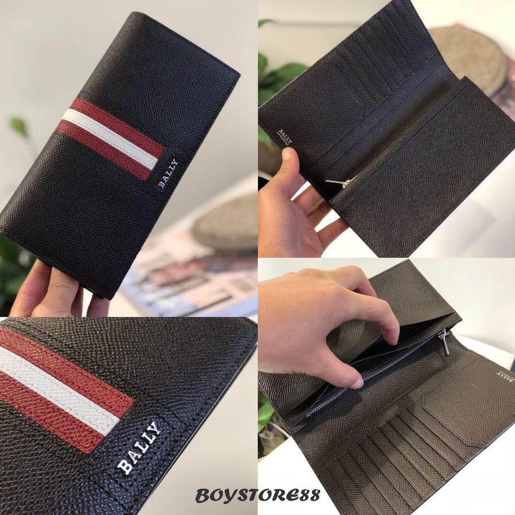 Jual BALLY LONG WALLET TALIRO LEATHER CONTINENTAL DOMPET AUTHENTIC ...
