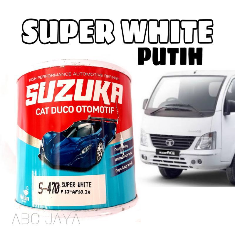 Jual Cat Suzuka S-470 Super White 200gr White Putih Solid Mengkilap ...