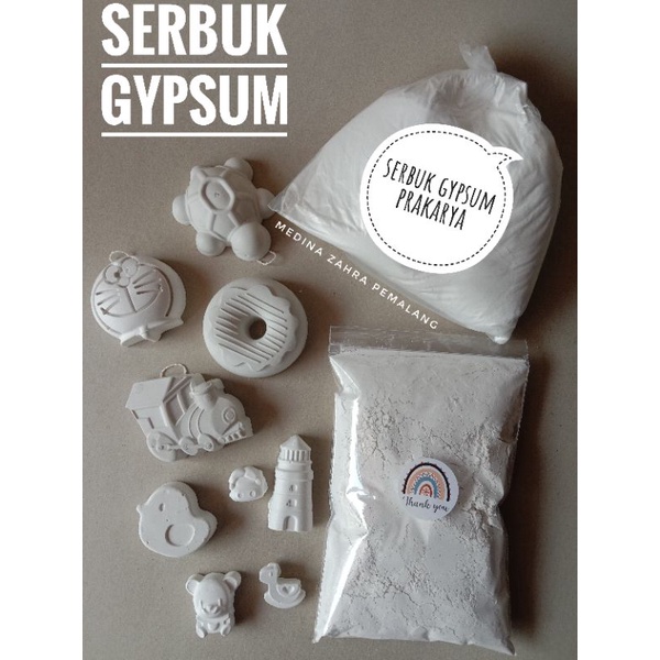 Jual Serbuk Gypsum Prakarya/Bubuk Gipsum DIY/Gypsum Bubuk | Shopee ...