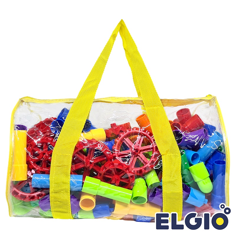 Jual ELGIO - Mainan Balok Pipa Pipe Educational Building Block Toys 301Y-5 300Y-5 | Shopee Indonesia