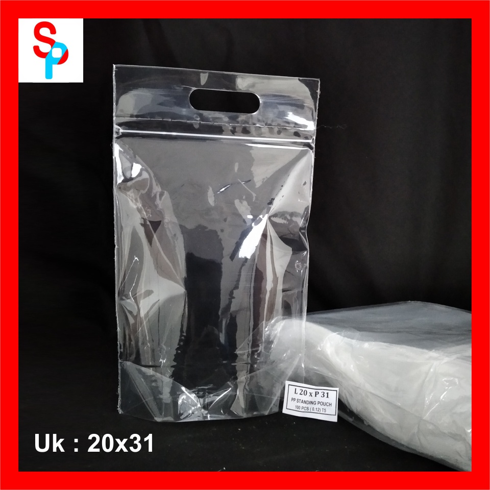 Jual Standing Pouch/plastik/ plastik klip STP 20 x 30 20x30 20x31 20 x ...