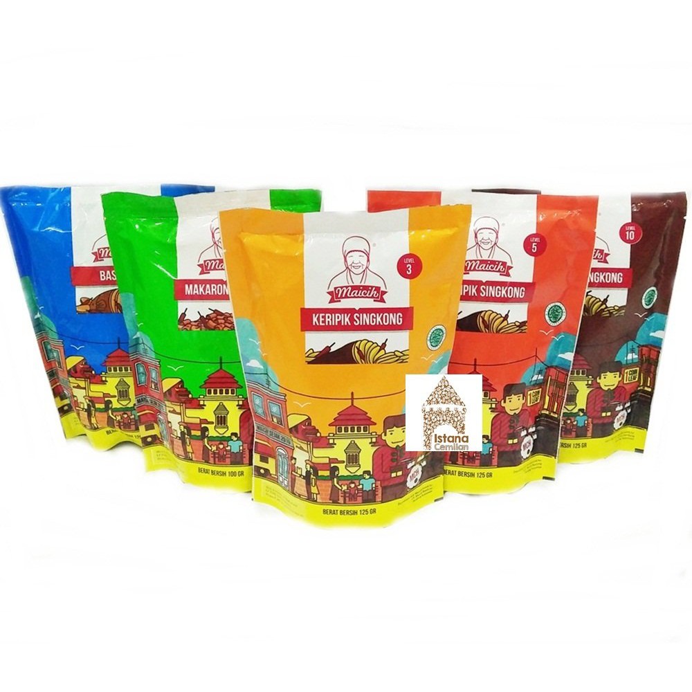 Jual Maicih Foil Keripik Singkong Pedas Level 3 terbatas | Shopee Indonesia