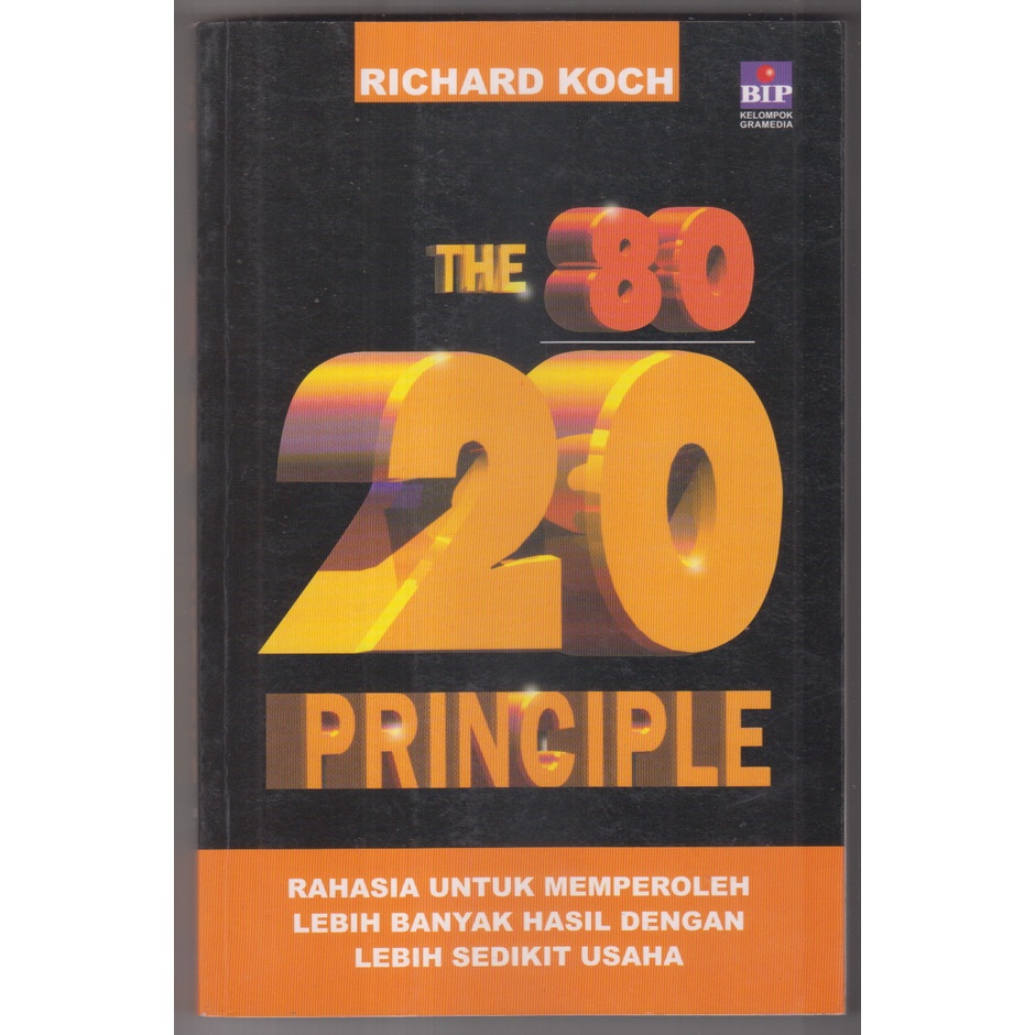 Jual BUKU RICHARD KOCH - THE 80 20 PRINCIPLE | Shopee Indonesia