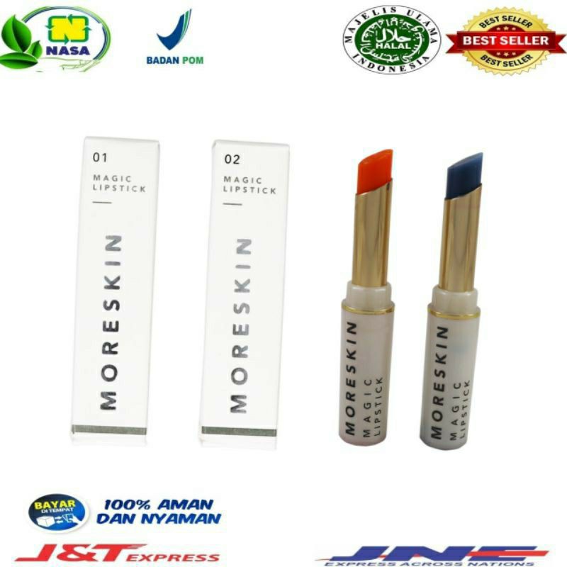 Jual Moreskin magic lipstick 01 & 02 | Shopee Indonesia