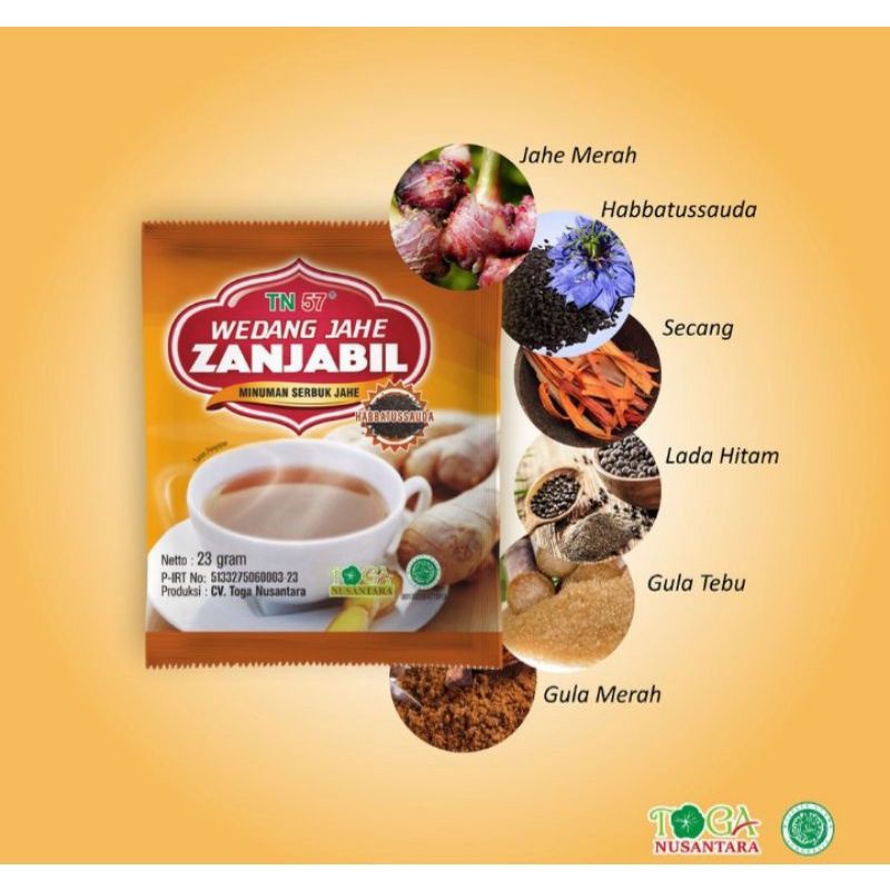 Jual Wedang Jahe ZANJABIL Minuman Serbuk Jahe plus Habbatussauda @ 1 ...