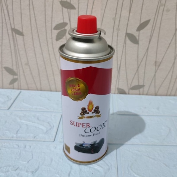 Jual Tabung Gas Kaleng kompor 235gr supercook Butane Fuel / Tabung Gas ...