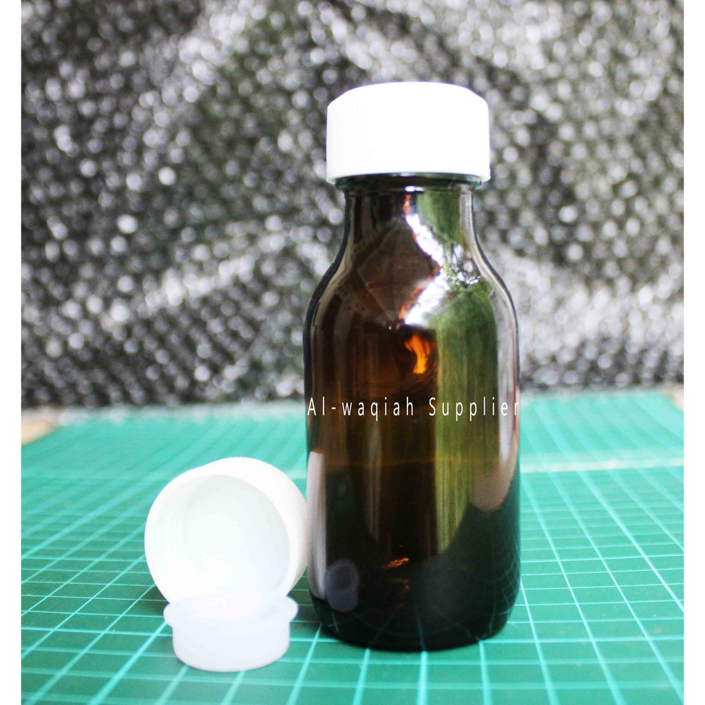 Jual Botol Kaca 50 ml Coklat Amber / Kapsul / Laboratorium / Serum ...