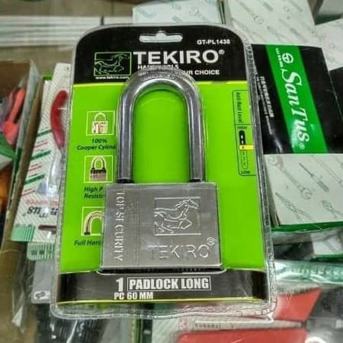 Jual GEMBOK PANJANG 60 mm TEKIRO / PADLOCK LONG | Shopee Indonesia