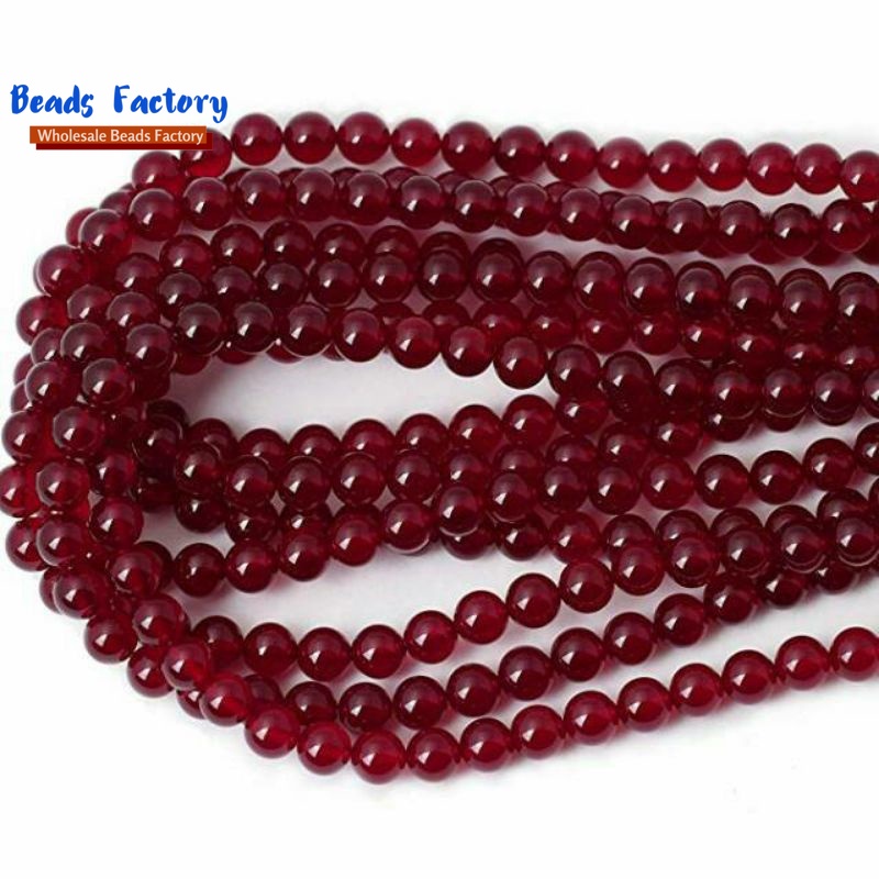 Jual Grosir Batu Agate Red Maroon 4mm 6mm 8mm 10mm | Shopee Indonesia