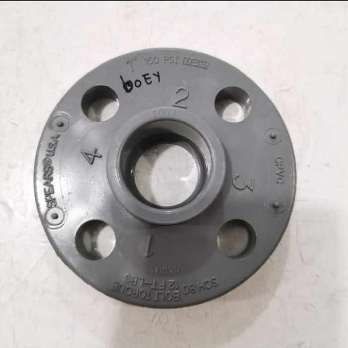 Jual Flange Socket 1" CPVC Sch80 150# SPEARS USA | Shopee Indonesia