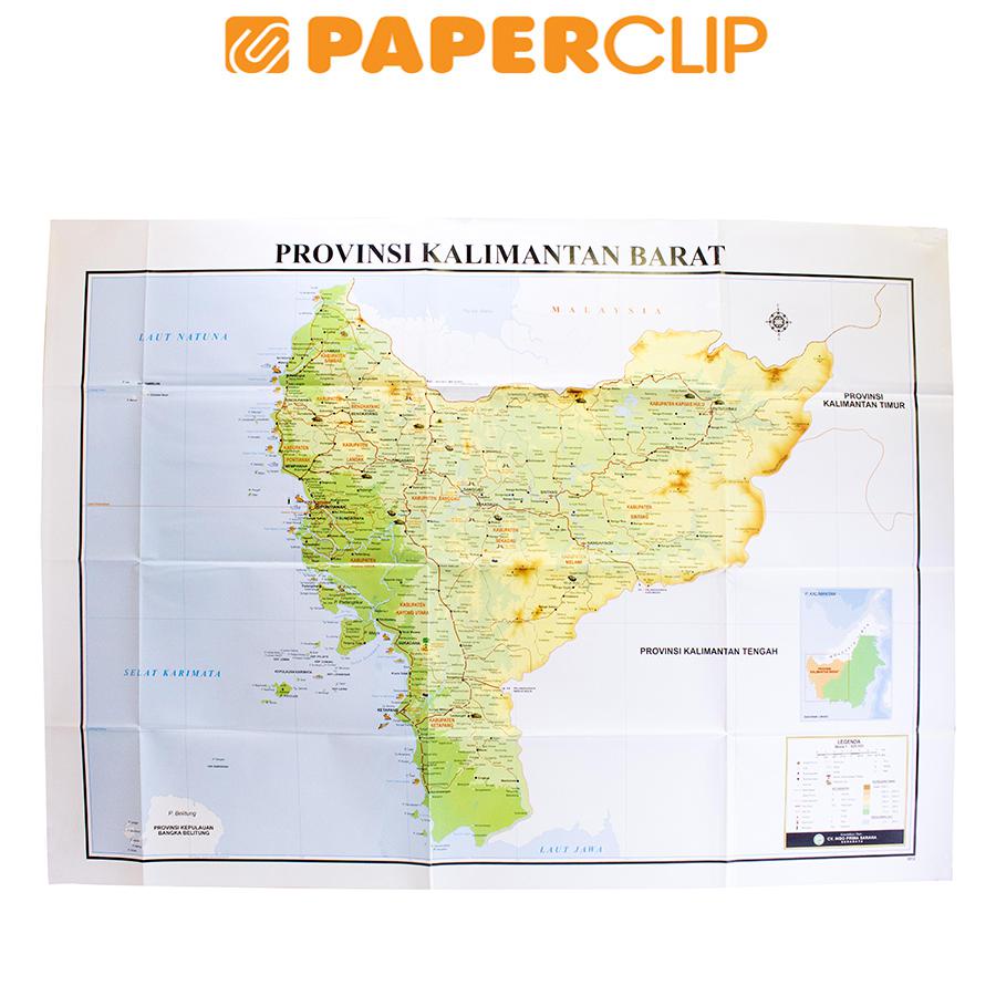 Jual PETA KALIMANTAN BARAT LIPAT | Shopee Indonesia
